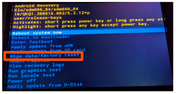 Error Screens on Your Kiosk, Toast Go® Handheld, or Terminal