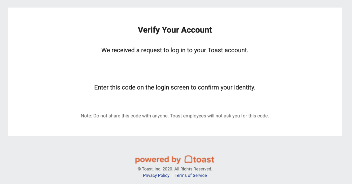 Create an Online Ordering Account