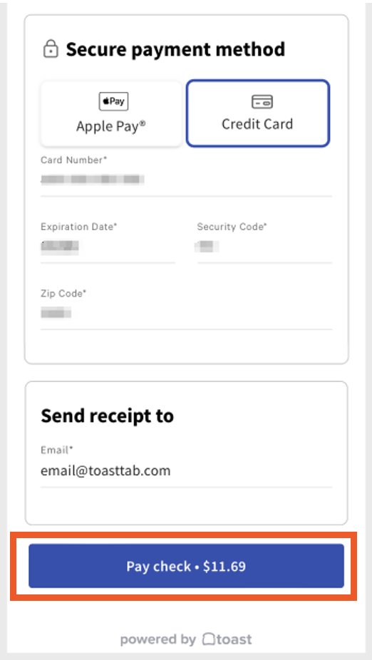 Redeem Points on Toast Loyalty