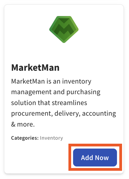 Get Started With the MarketMan Integration
