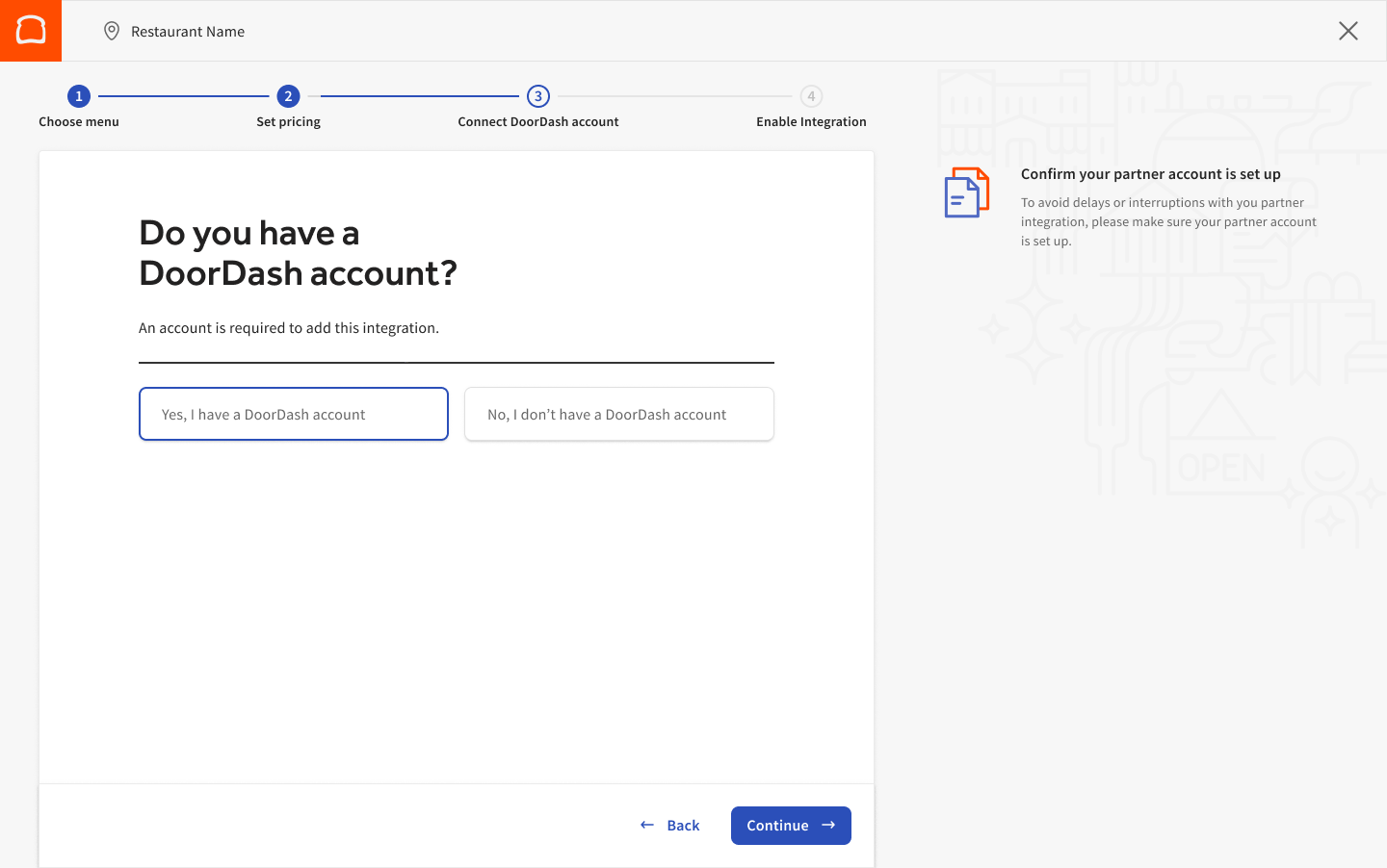 Get Started With the DoorDash Integration