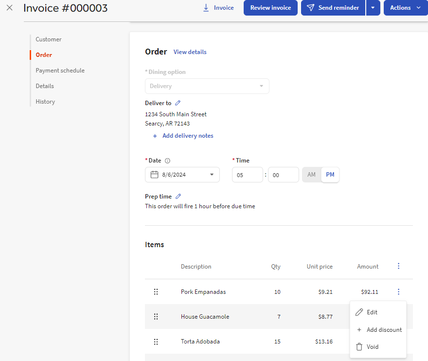 Hide Voided Items From Catering & Events Orders in Toast Web
