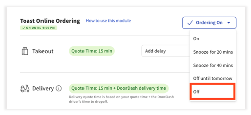 Manage Order with Google