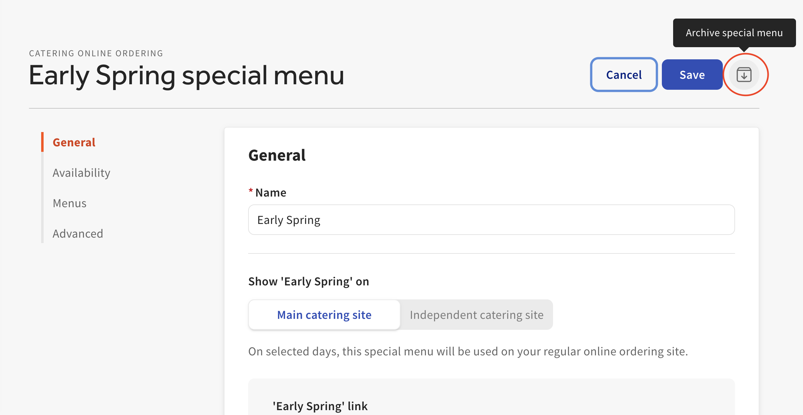 Optimize Toast Catering Online Ordering