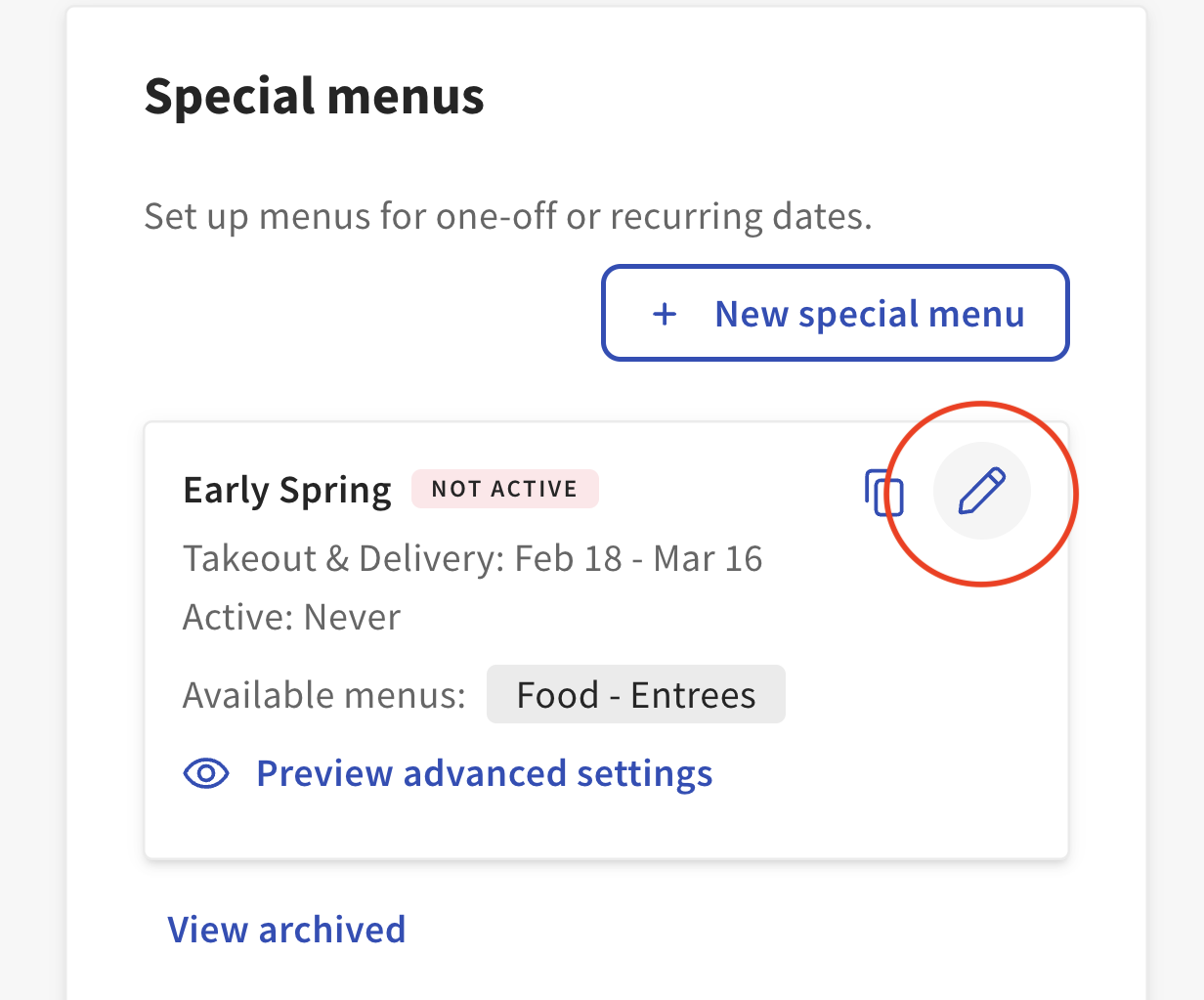 Optimize Toast Catering Online Ordering