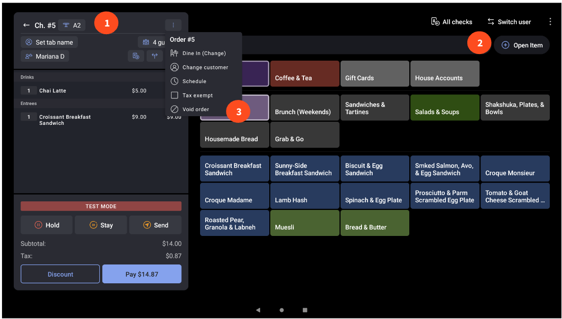 Manage Orders With Toast POS