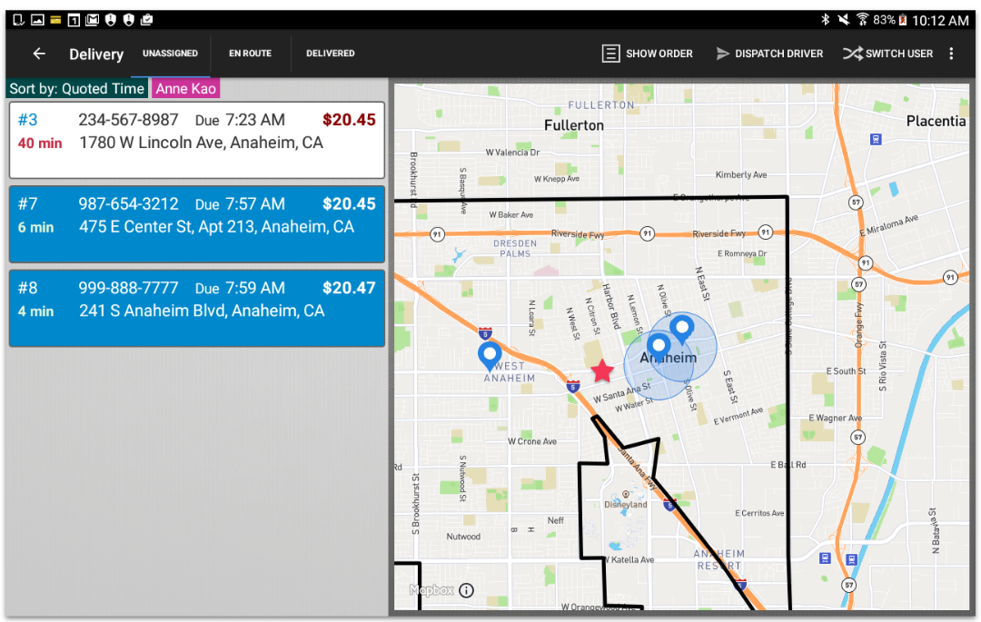 Access Delivery 2.0 Live Map