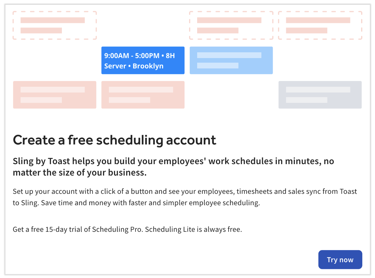 Get Started With Sling by Toast