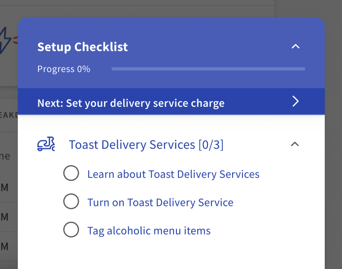 Get Started With Toast Delivery Services®
