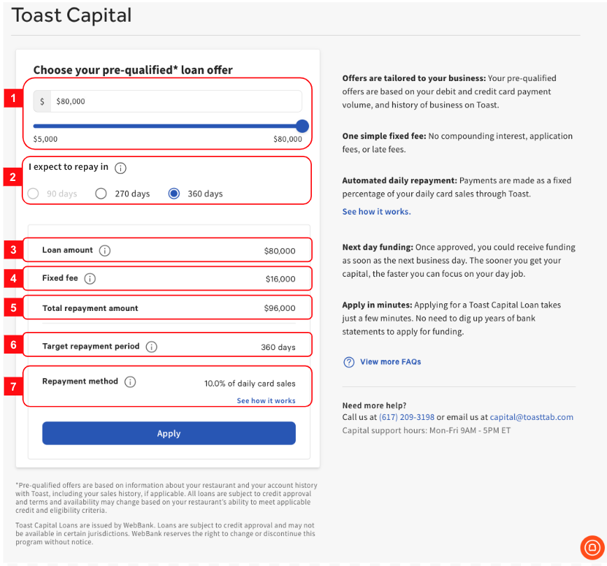 Get Started With Toast Capital