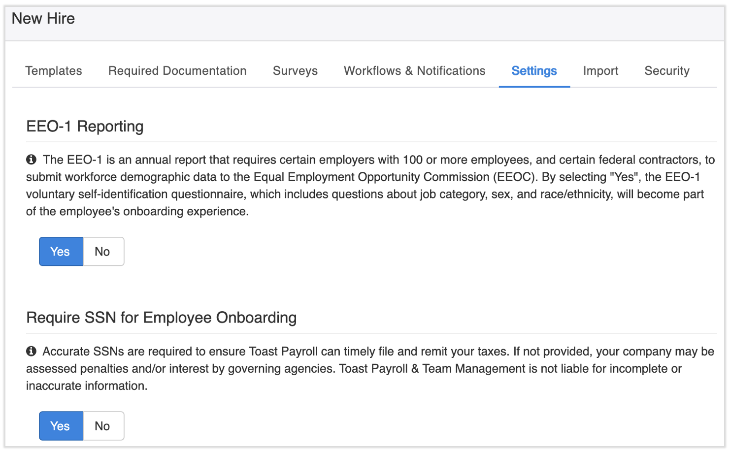 Toast Payroll: New Hire Employees (Employer Guide)