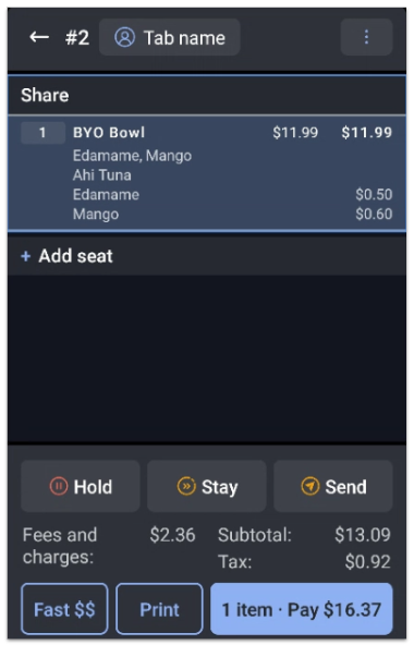 Set Up Your BYO Bowl or Taco Menu