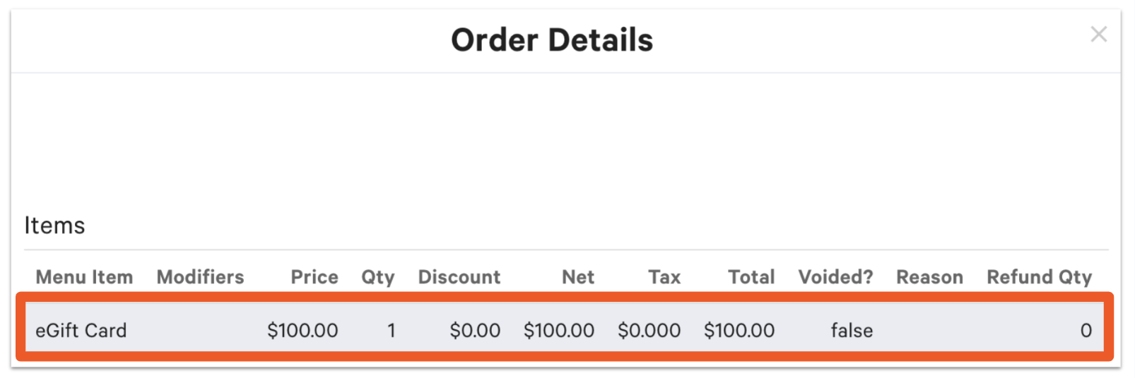 How do I find an eGift card number and apply payment to a check?