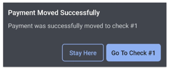 Transfer Items, Checks, and Payments