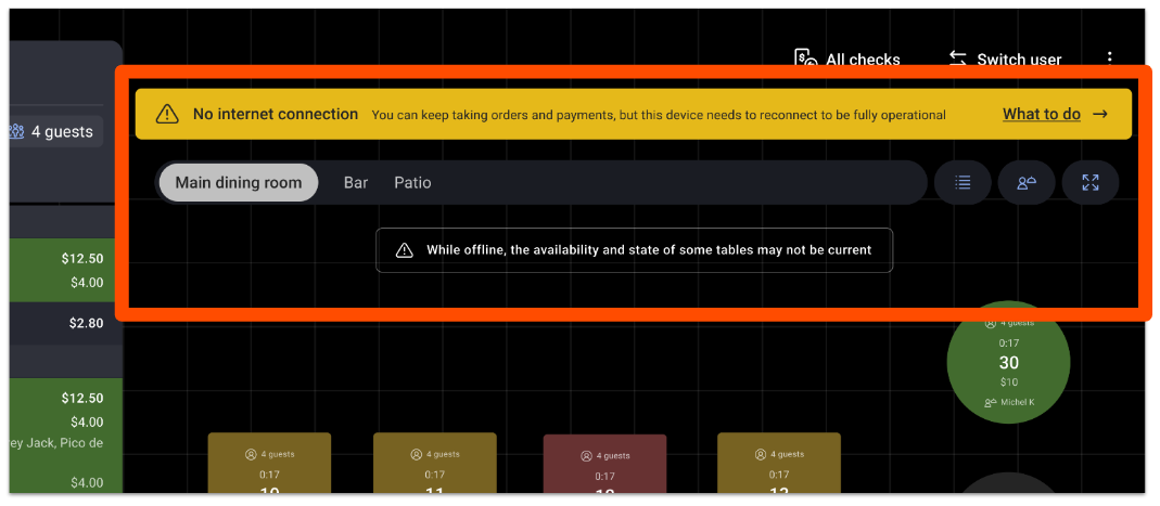 Outages and Disruptions: Use Toast During a Service Disruption