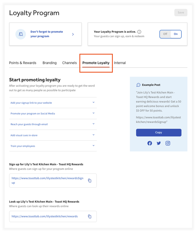 Get Started With Loyalty Program Promotion