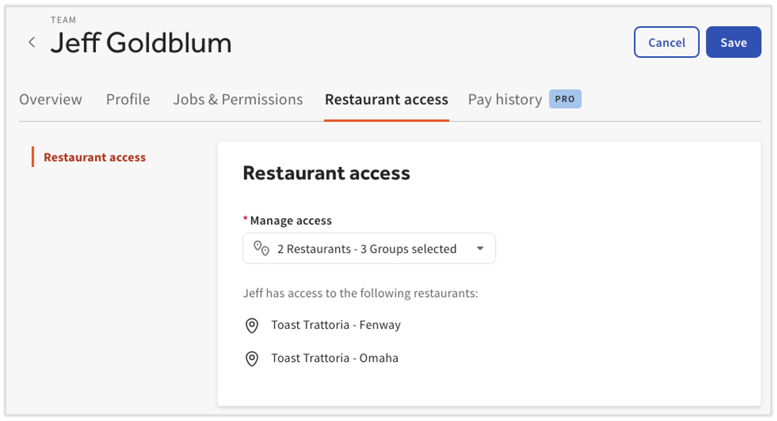 Add and Manage Employees in Toast Web