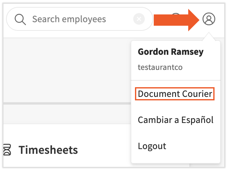 Toast Payroll: Document Courier