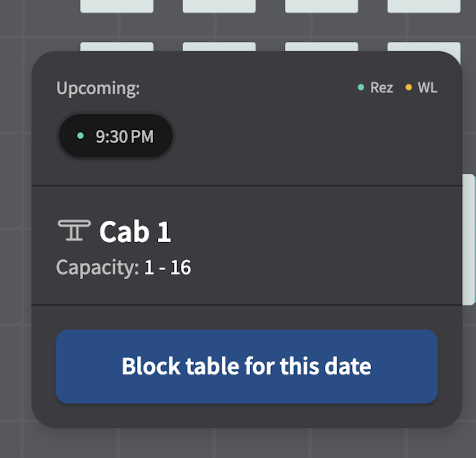Toast Tables: Set Special Dates and Block Reservations