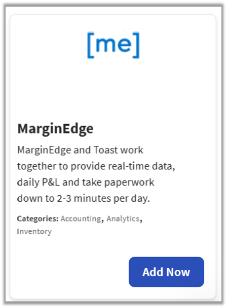 Get Started With the MarginEdge Integration