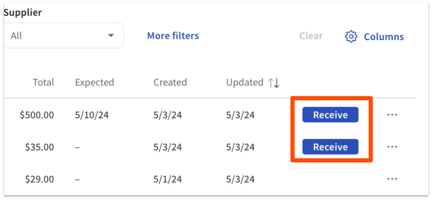 Toast Retail: Generate Purchase Orders & Receive Inventory