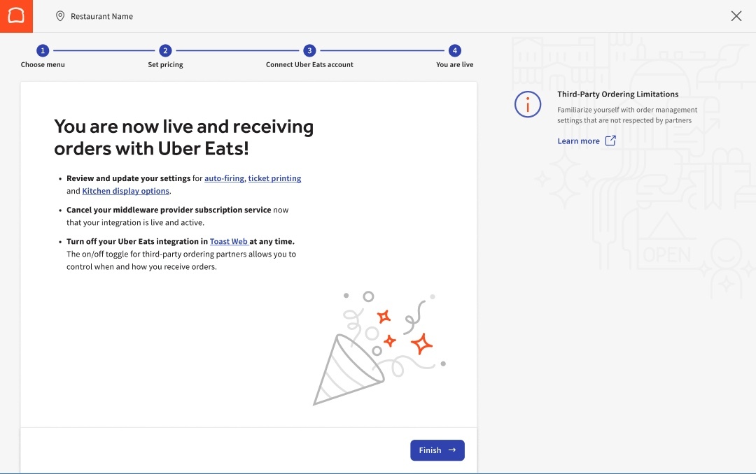 Get Started With the Uber Eats Integration