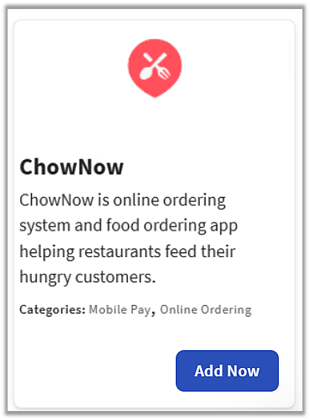 Get Started With the ChowNow Integration
