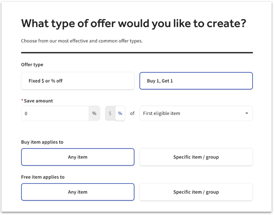 Get Started With the Offers Dashboard