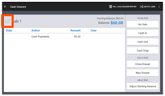 Lock Down Cash Drawers