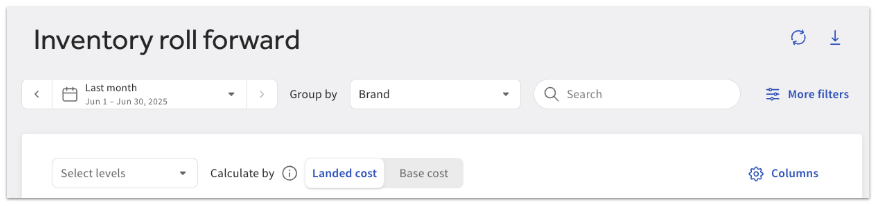 Toast Retail Inventory Reports