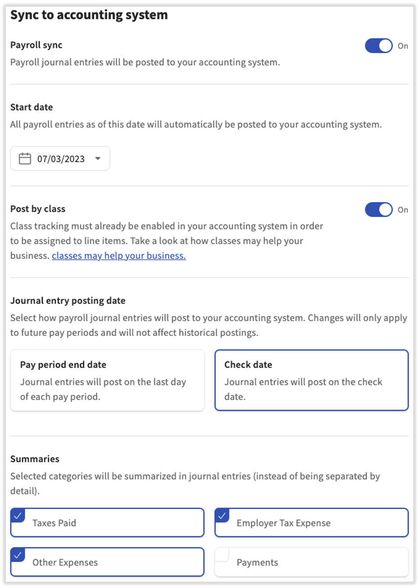 Toast Payroll: Get Started With the QuickBooks Online Integration