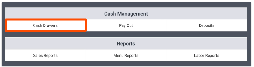 Closed Drawer Report