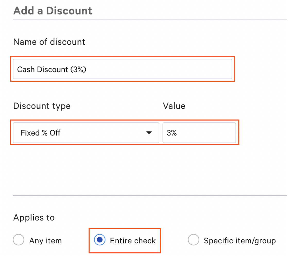 Cash Discounting Overview