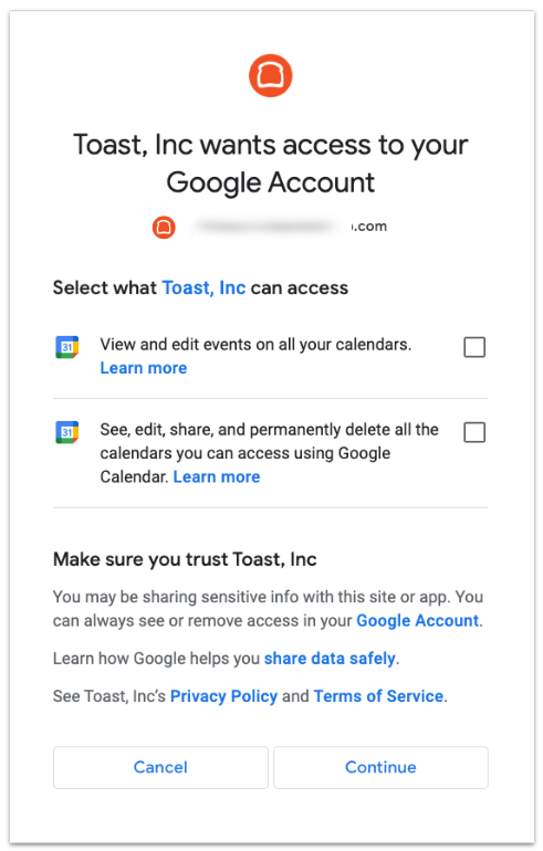 Optimize Toast Catering & Events