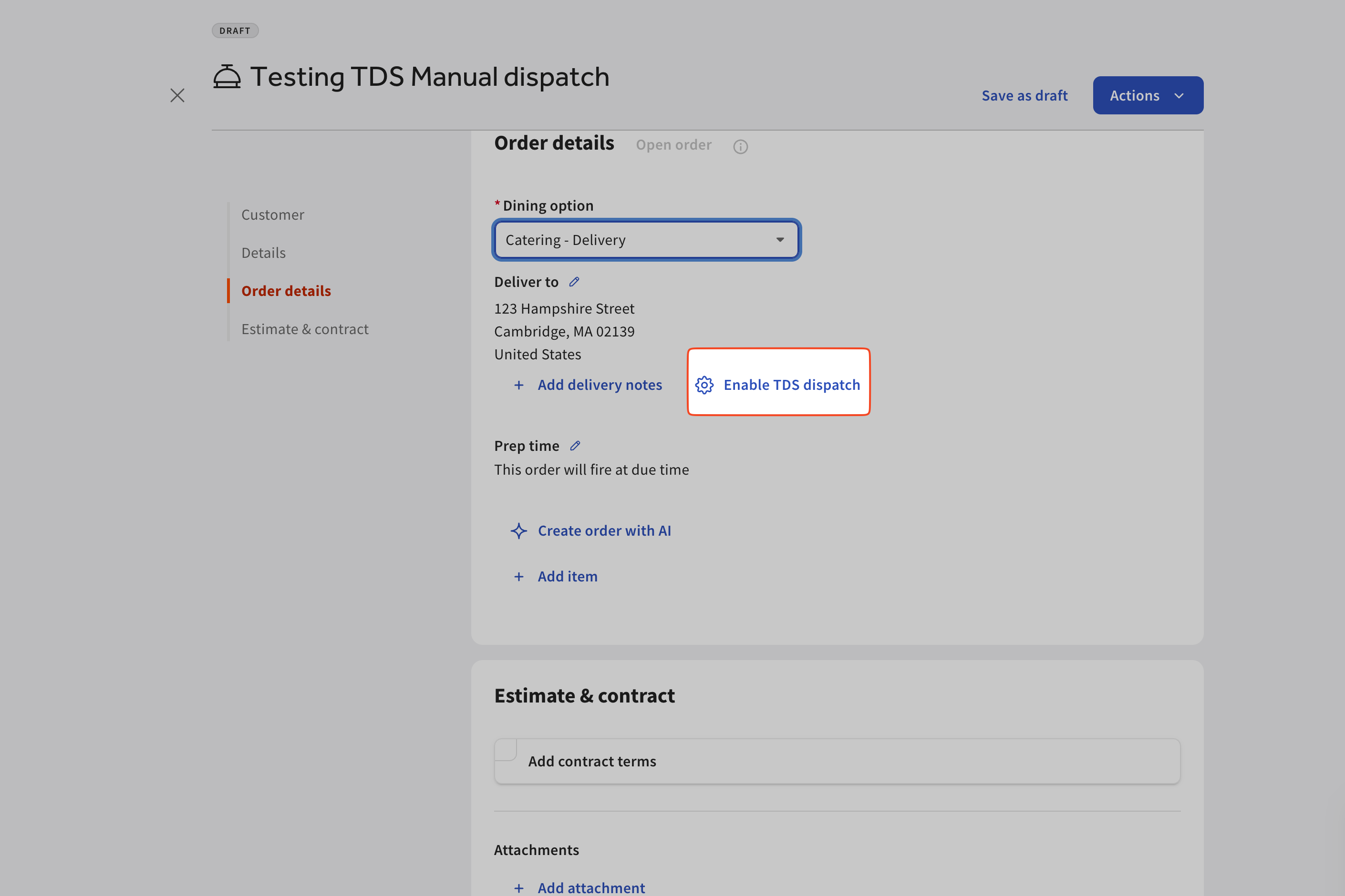 Optimize Toast Catering & Events