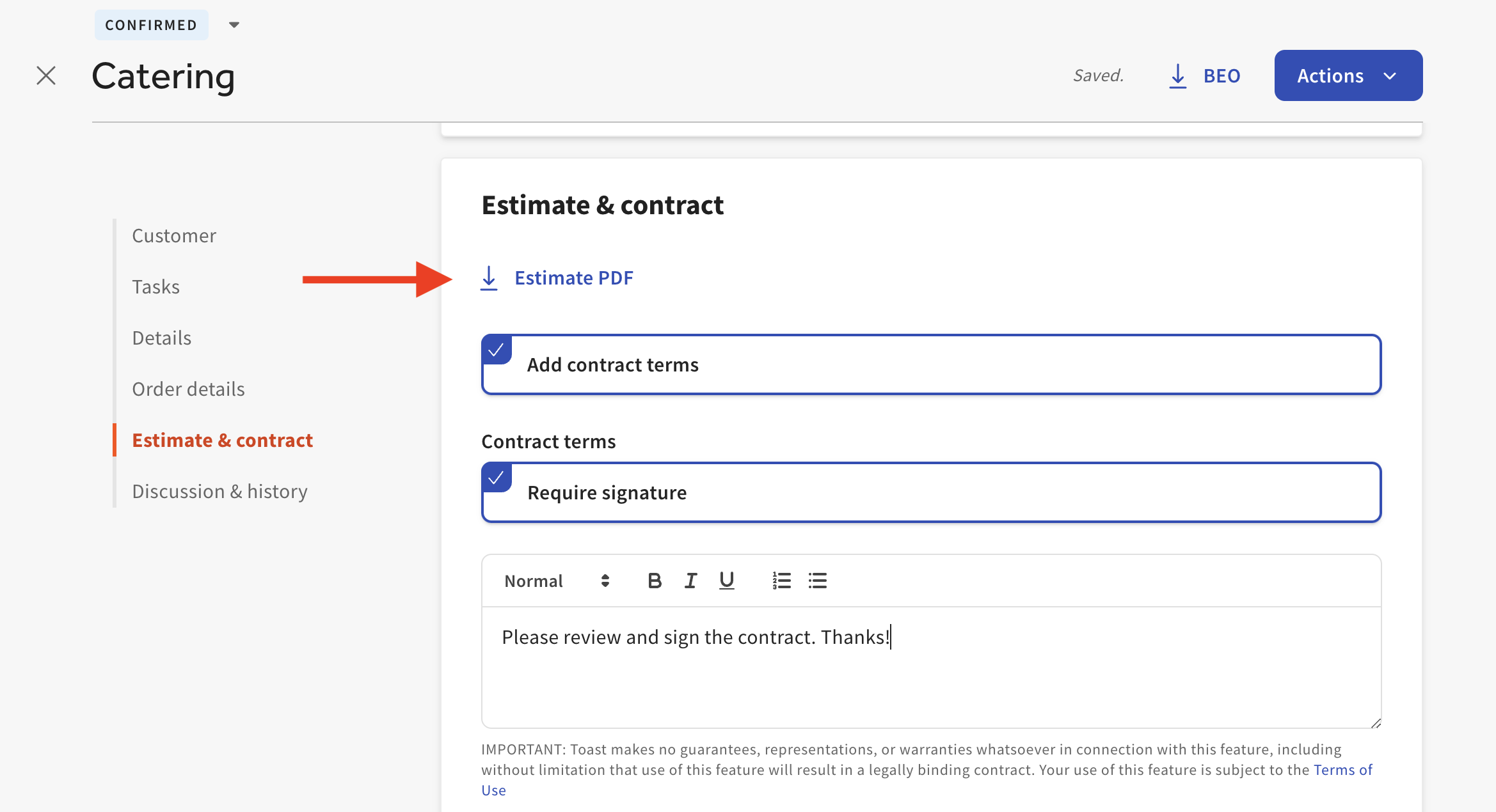 Get Help With Toast Catering & Events