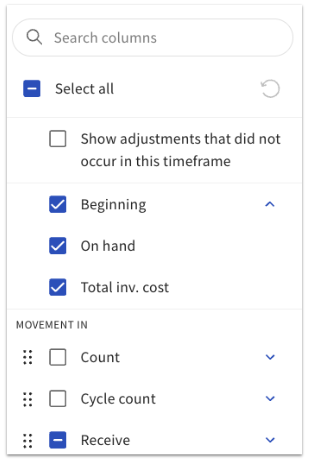 Toast Retail Inventory Reports