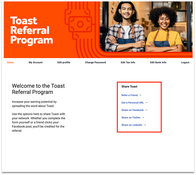 Toast Referral Program Overview