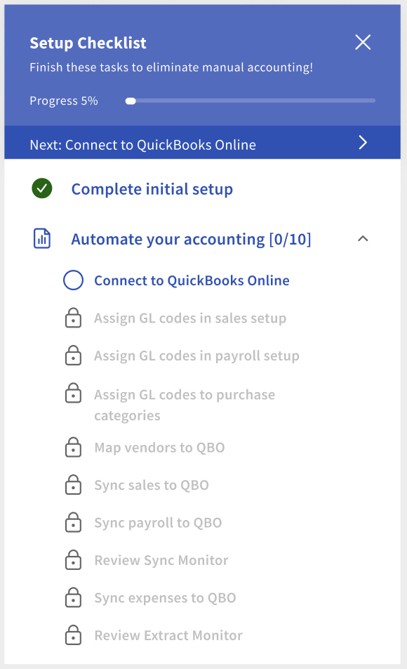 xtraCHEF: Get Started With the Setup Checklist