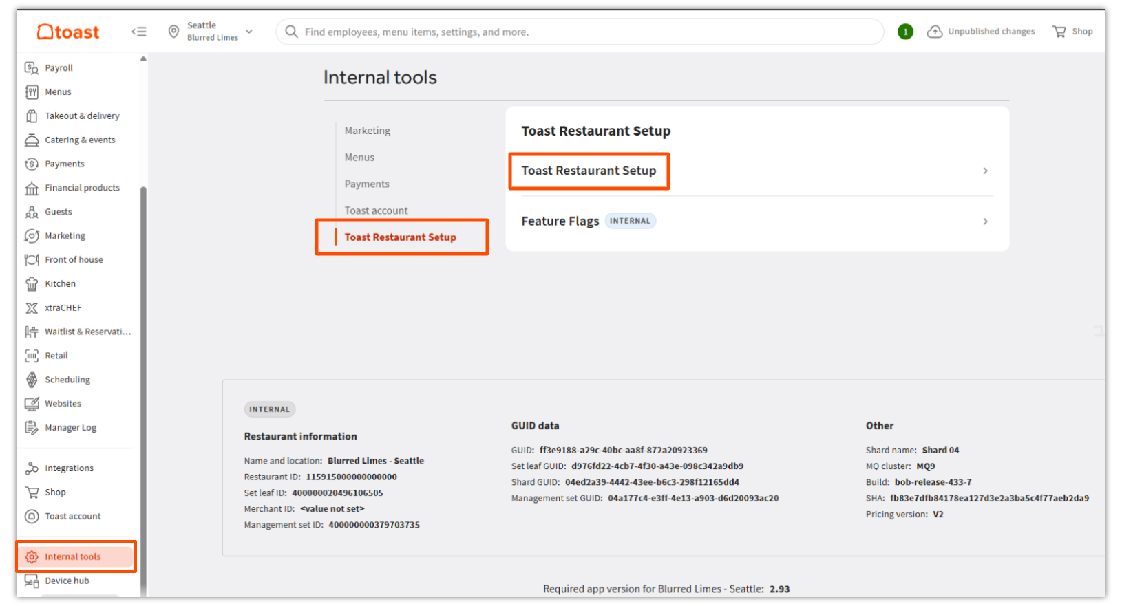 Toast Data Exports Overview
