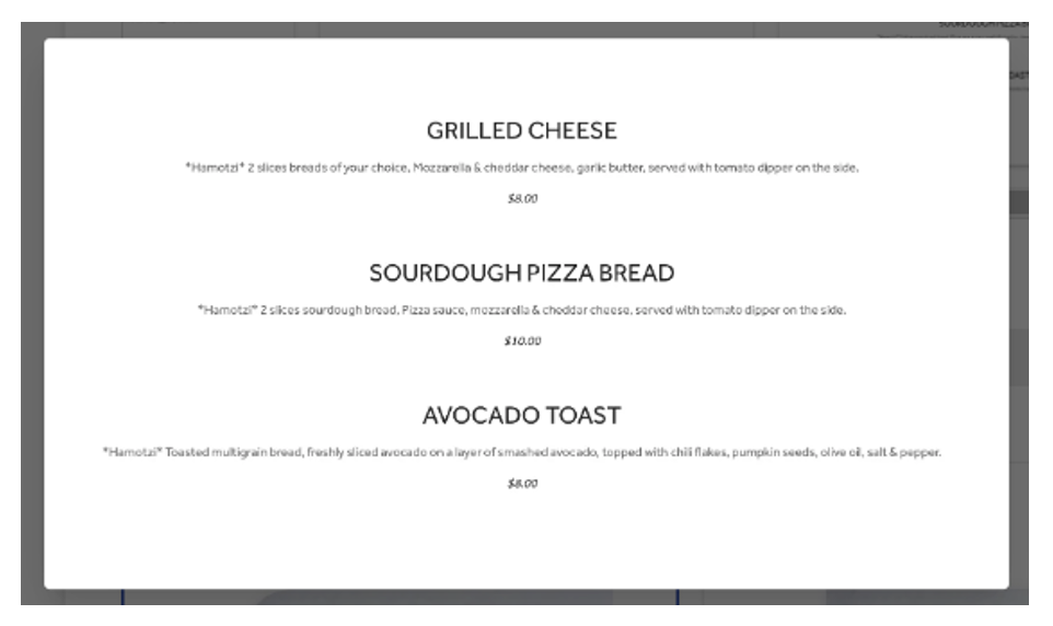 Toast Online Ordering Pro: Menu Customization